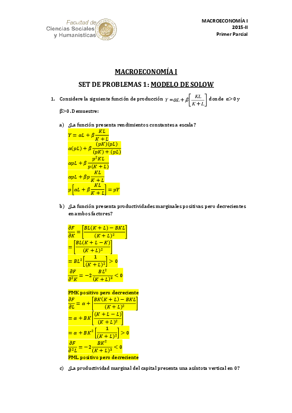 (PDF) Modelo de Solow