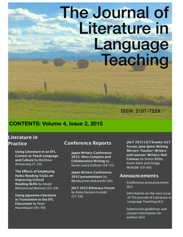 (PDF) Using literature in an EFL context to teach language and culture