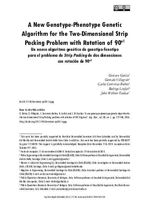 (PDF) A New Genotype-Phenotype Genetic Algorithm for the Two ...