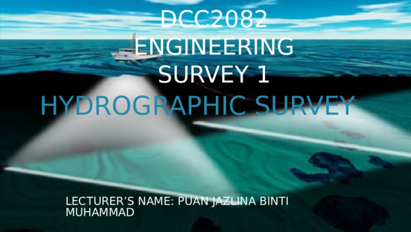 (PPT) Hydrographic survey