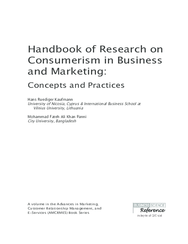 Consumer Boycotts as a Consequence of Consumerism