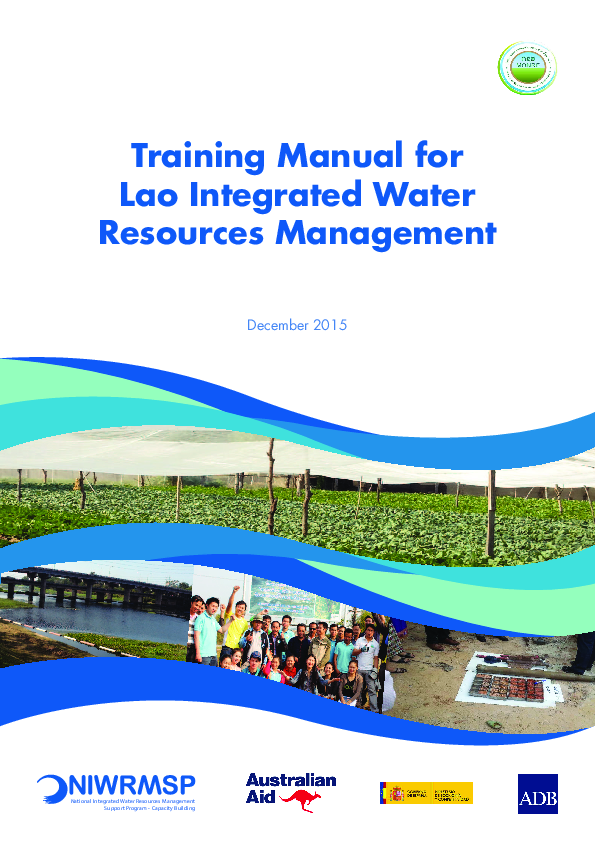 (PDF) Training Manual for Lao Integrated Water Resources Management