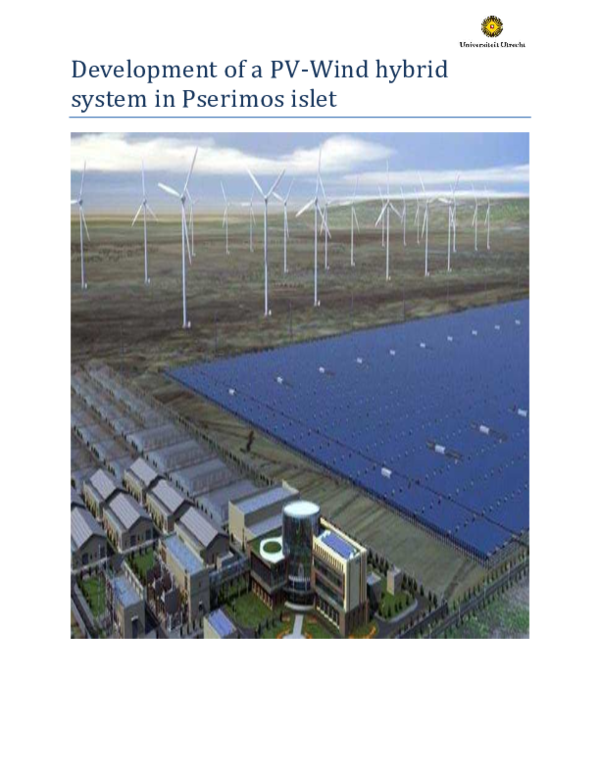 (PDF) Development of PV-Wind hybrid system installation in off grid remote islands | Stelios ...