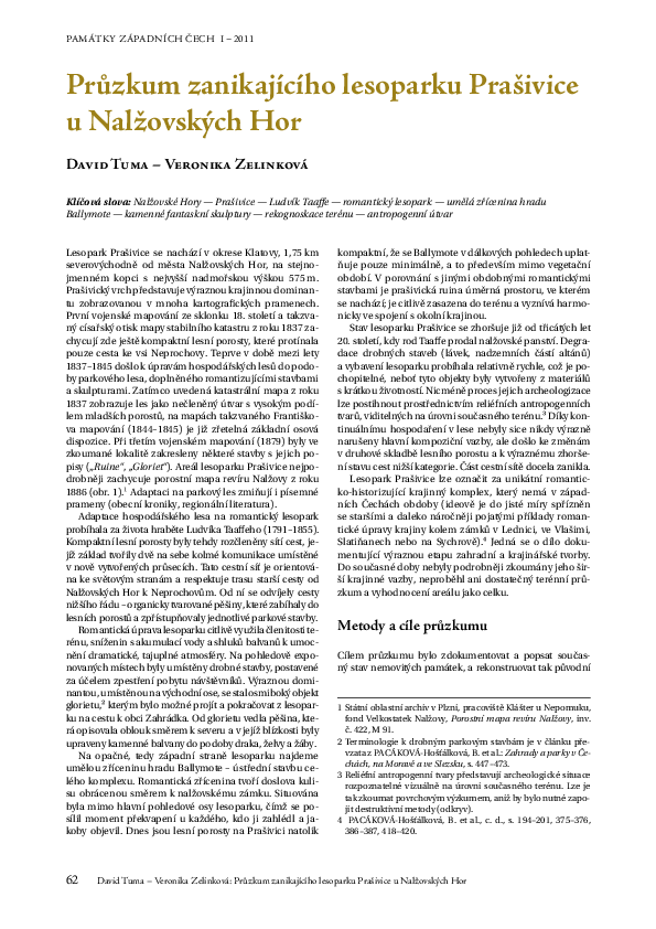 Průzkum zanikajícího lesoparku Prašivice u Nalžovských Hor | David Tuma ...