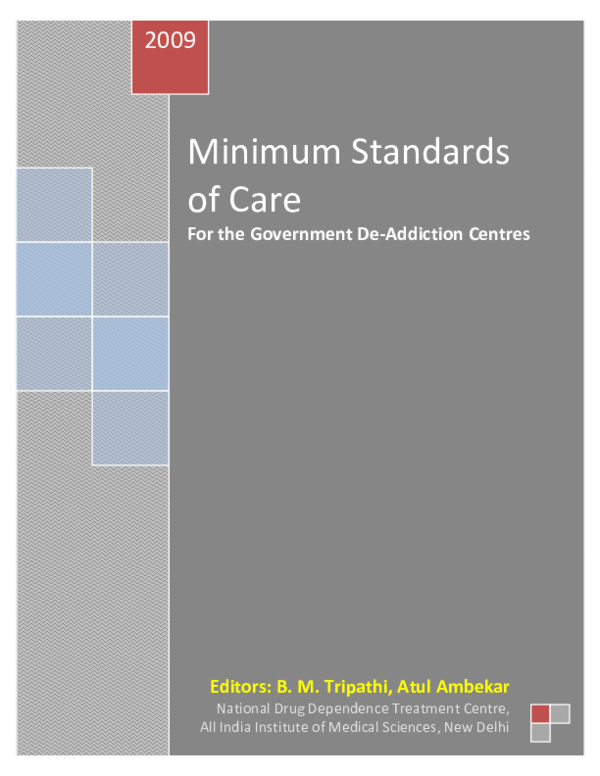(PDF) Minimum Standards of Care