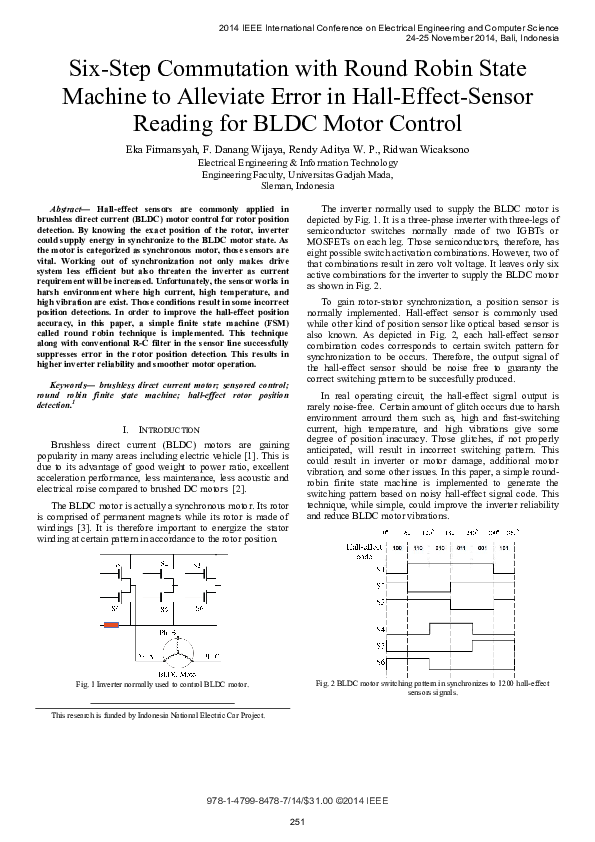 (PDF) Six-Step Commutation with Round Robin State Machine to Alleviate ...