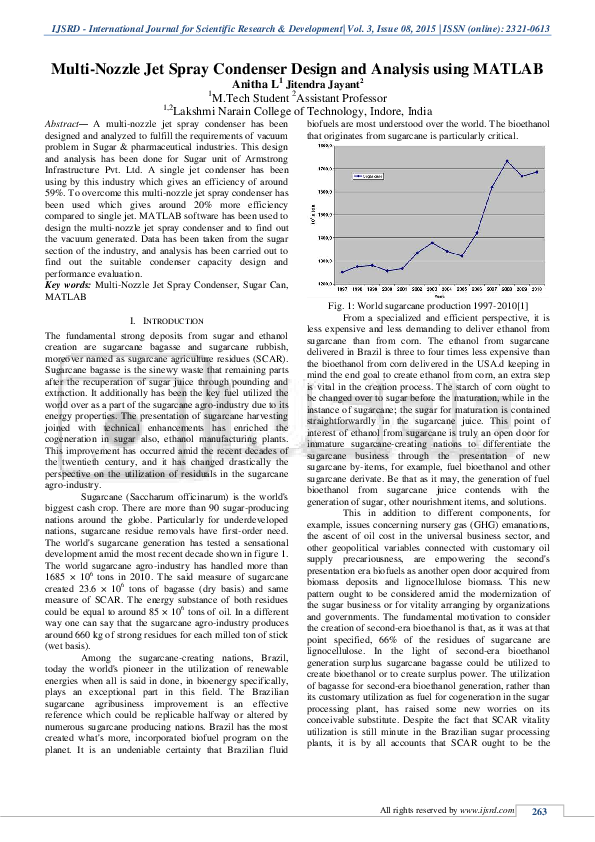 (PDF) Multi-Nozzle jet spray condenser design and analysis using MATLAB