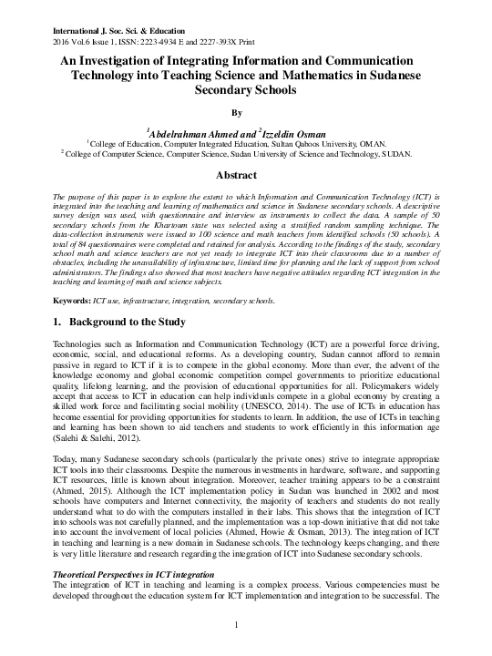 (PDF) An Investigation of Integrating Information and Communication ...