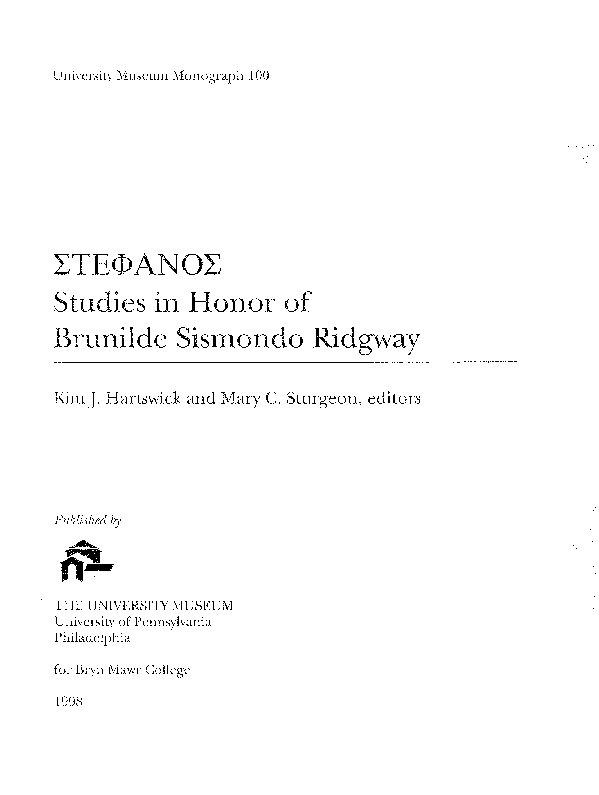 (PDF) The Relief Base of Atarbos, Akropolis Museum 1338