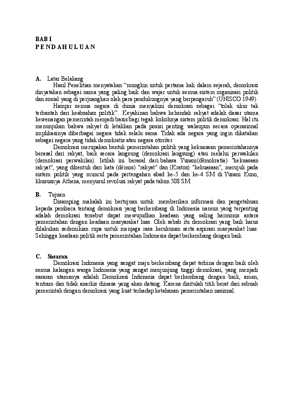 (DOC) BAB I MAKALAH FILSAFAT POLITIK