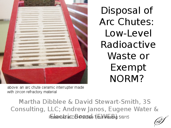 (PPT) Arc Chutes 2015 May CCHPS VER7final