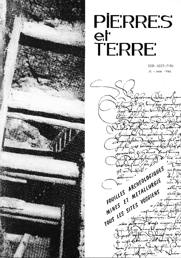 (PDF) Le secteur minier du Neuenberg : présentation générale ...