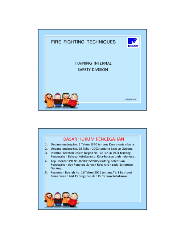 (PDF) Fire Fighting Techniques