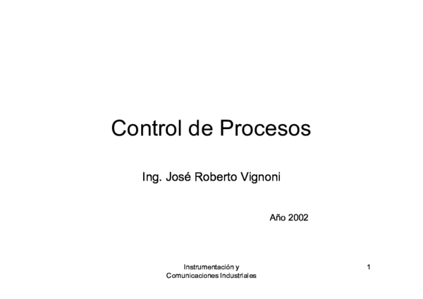 (PDF) Control de Procesos