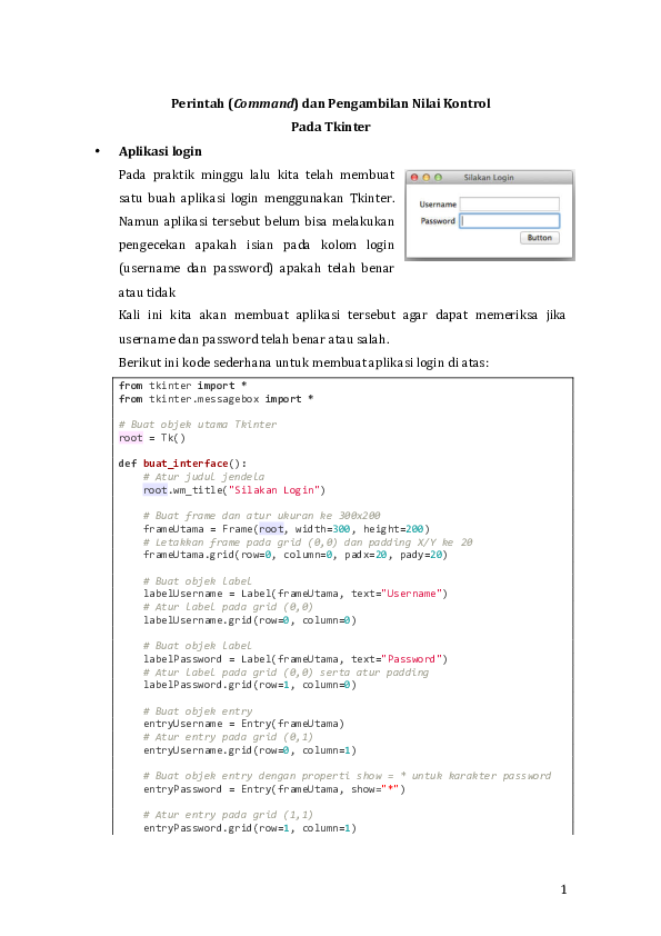 (PDF) Perintah Command dan Pengambilan Nilai Pada Tkinter