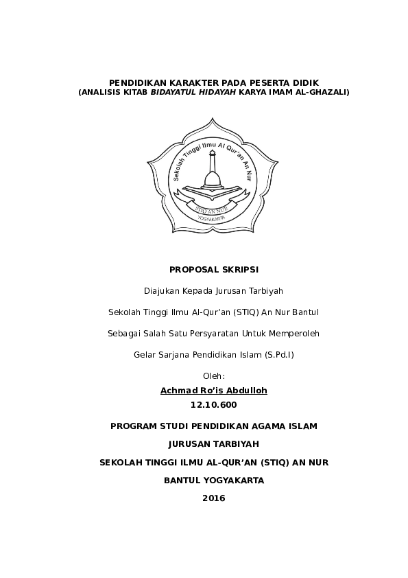 (DOC) Cover Proposal