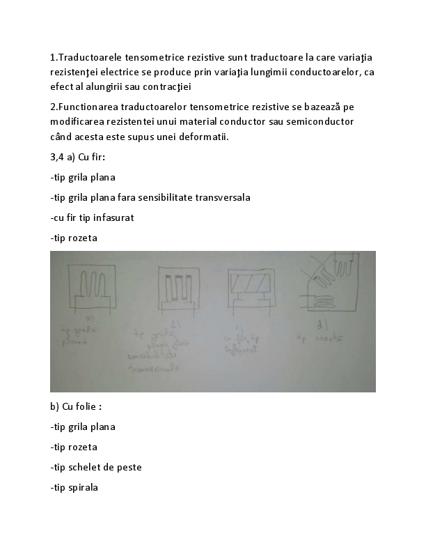 (PDF) Traductoare rezistive tensometrice