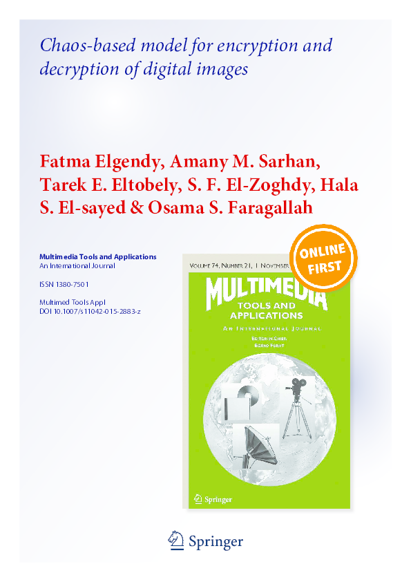 (PDF) Chaos-based model for encryption and decryption of digital images