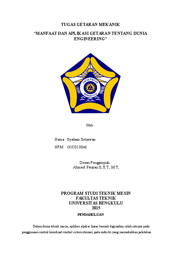 (DOC) MANFAAT GETARAN