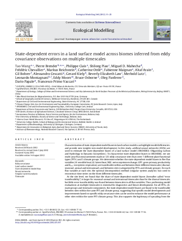 (PDF) Twangetal2012 Ecological Modelling