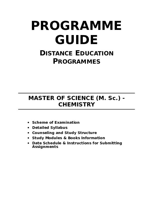 (DOC) MSC Chemistry syllabus