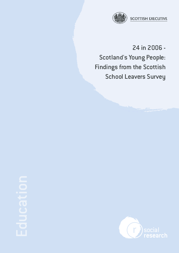 (PDF) 24 in 2006 - Scotland's Young People: Findings from the Scottish ...