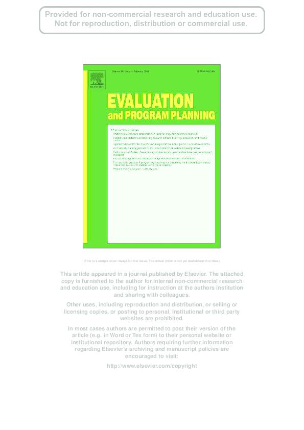 (PDF) Process evaluation of a diversity training program