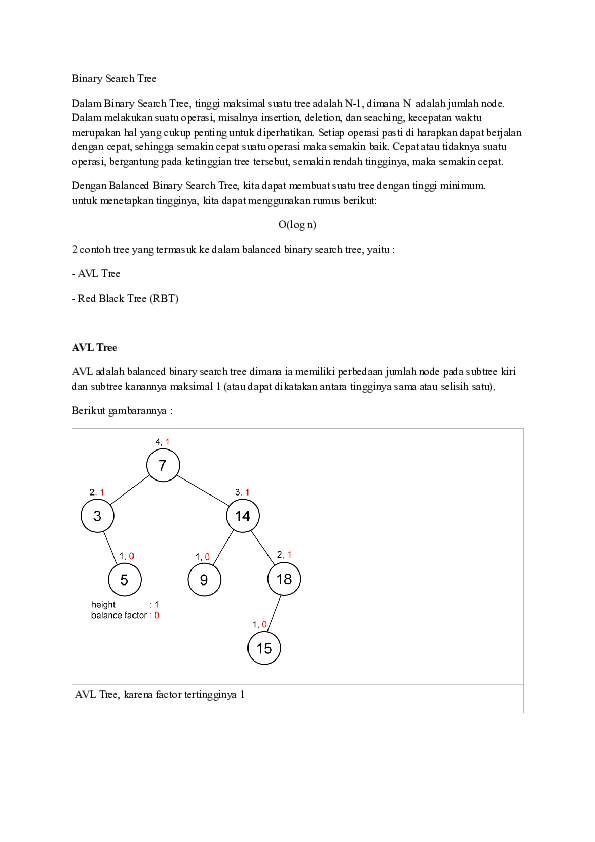 (DOC) Binary Search Tree