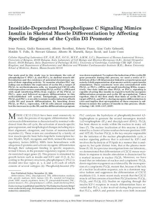 (PDF) Inositide-Dependent Phospholipase C Signaling Mimics Insulin in ...
