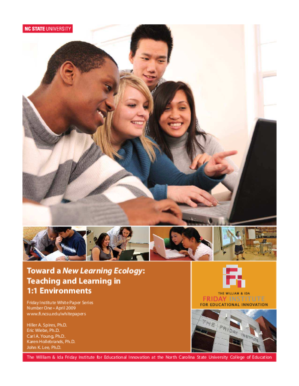 (PDF) Toward a new learning ecology: Teaching and learning in 1: 1 environments