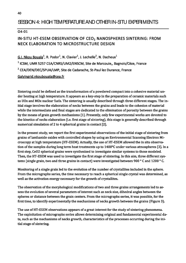 (PDF) In situ HT-ESEM observation of CeO2 nanospheres sintering: From ...