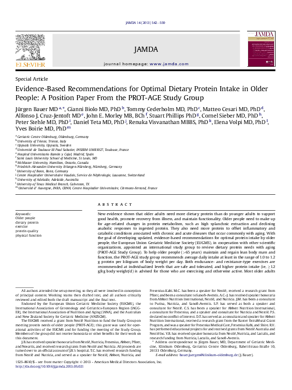 (PDF) JAMDA PROT-AGE paper - reprint