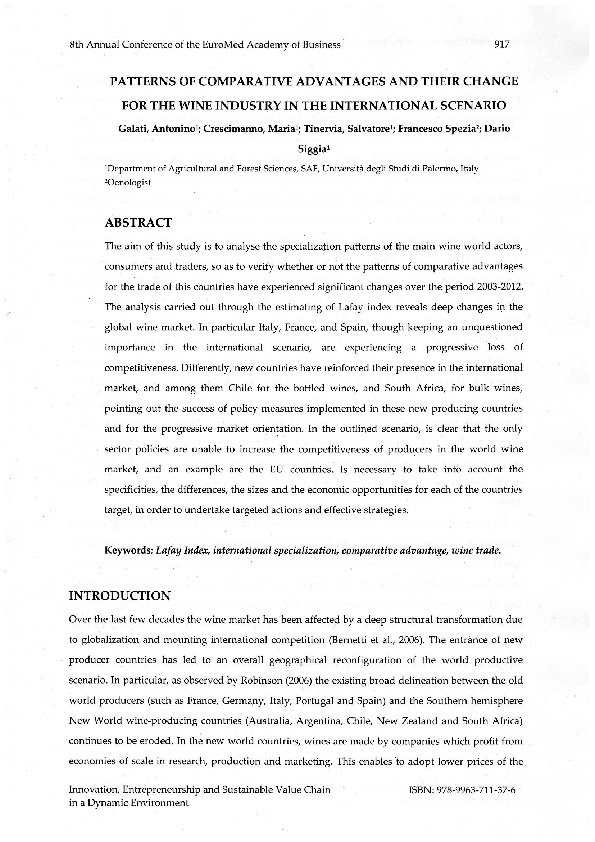 dynamic comparative advantage