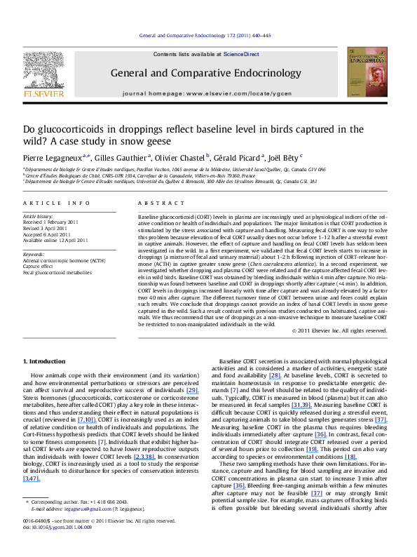 (PDF) Do fecal samples from captured birds in the wild revealed ...
