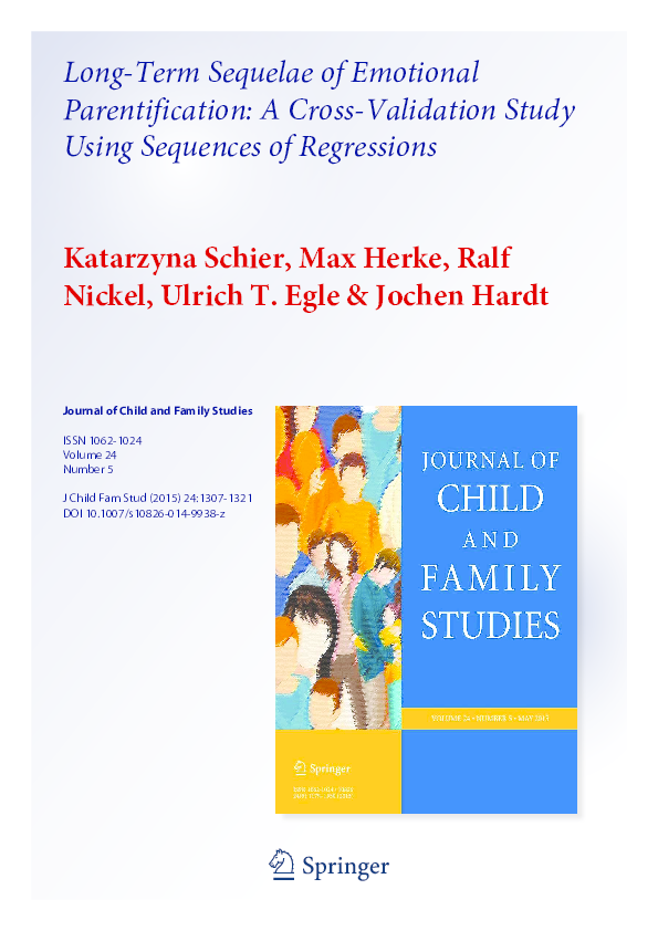 (PDF) Long-Term Sequelae of Emotional Parentification: A Cross ...