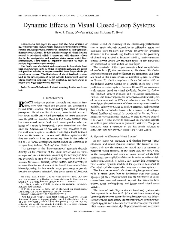 (PDF) Dynamic effects in visual closed-loop systems | Malcolm Good - Academia.edu