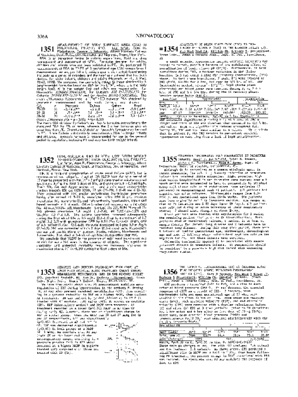 (PDF) 1351 MEASUREMENT OF BODY SURFACE AREA (BSA) IN PREMATURE INFANTS (PT)