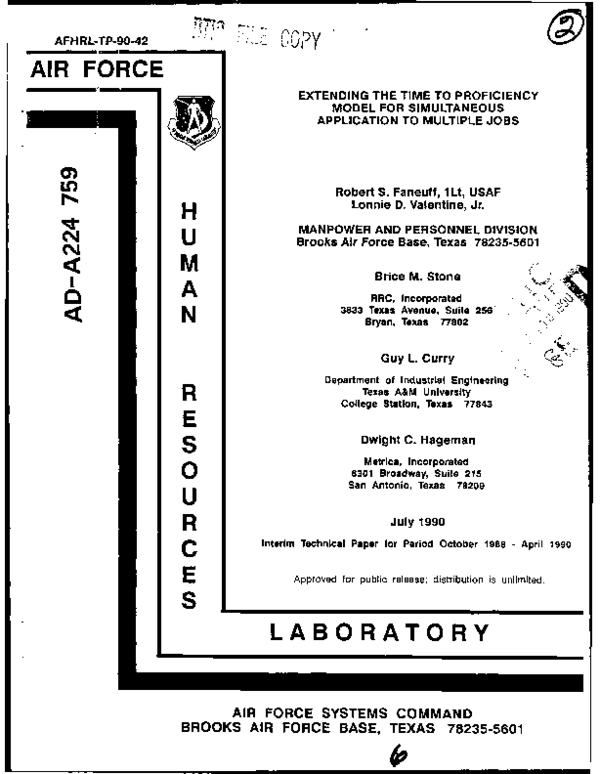 (PDF) Extending the time to proficiency model for simultaneous ...