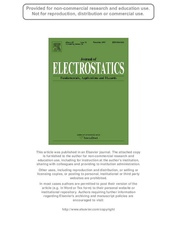 (PDF) EHD flow measured by 3D PIV in a narrow electrostatic ...