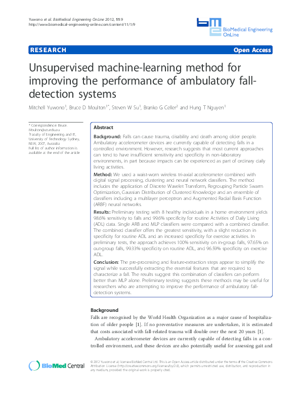 (PDF) Unsupervised machine-learning method for improving the ...