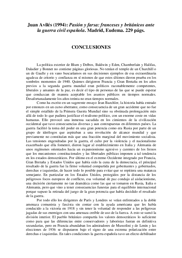 (PDF) Pasión y farsa: franceses y británicos ante la guerra civil ...