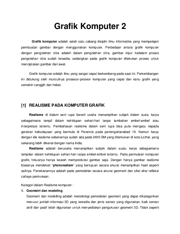 (PDF) Grafik Komputer 2