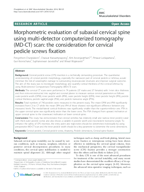 (PDF) Craniocervical Junction Visualization and Radiation Dose Consideration Utilizing Cone Beam ...