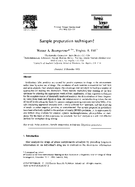 (PDF) Sample preparation techniques