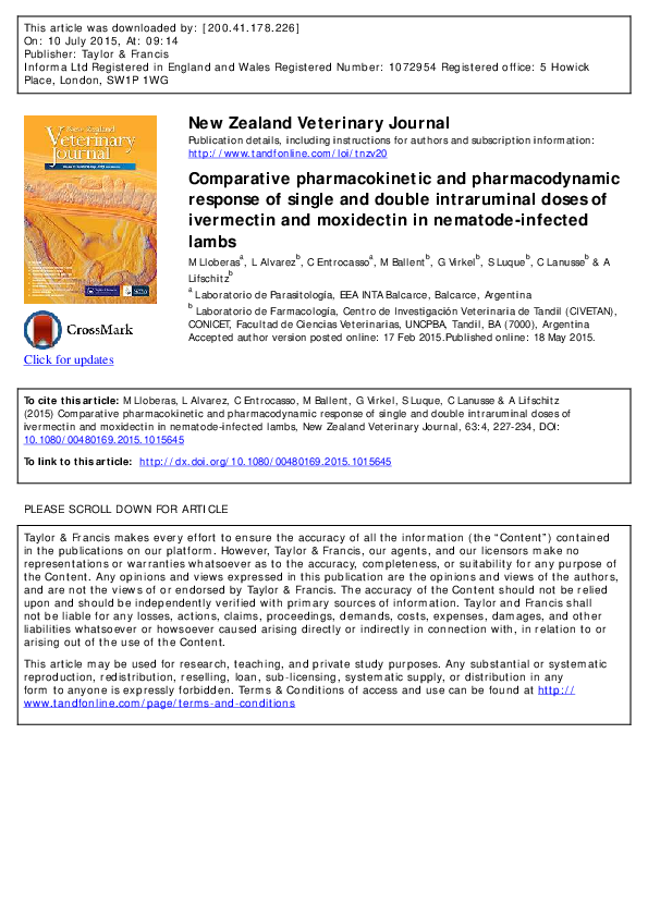(PDF) Comparative pharmacokinetic and pharmacodynamic response of ...