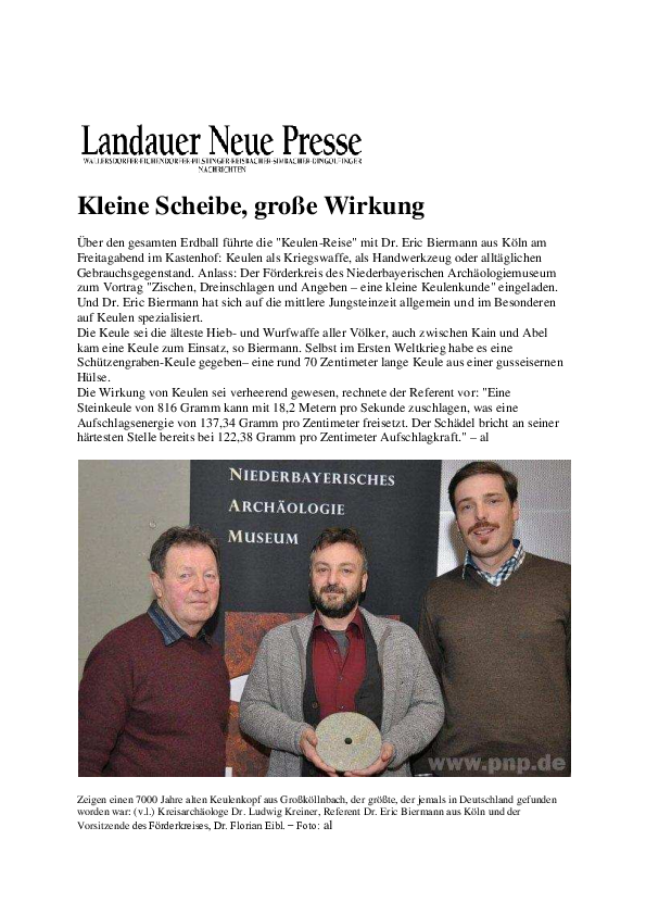 (PDF) Kleine Scheibe - große Wirkung