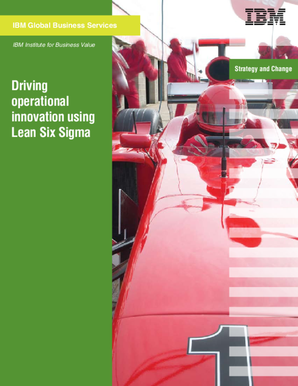 (PDF) Lean Six Sigma