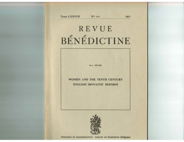 Women and the Tenth-Century English Monastic Reform