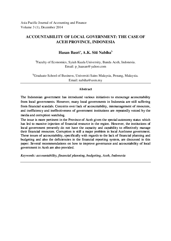 (PDF) 1 - ACCOUNTABILITY OF LOCAL GOVERNMENT