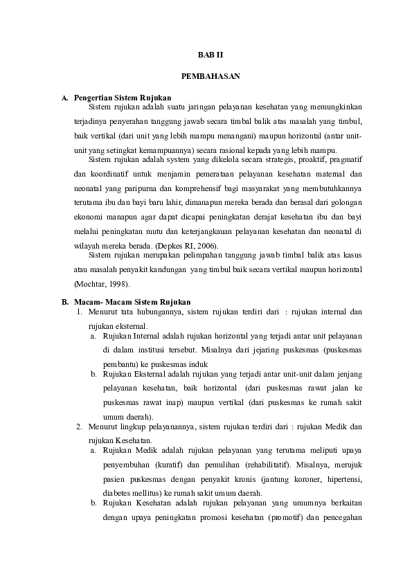 (DOC) Pengertian Sistem Rujukan